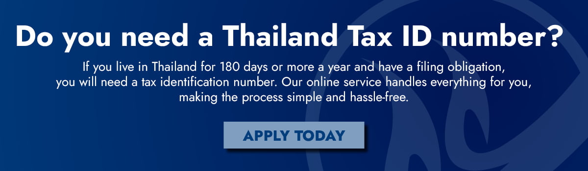 Applying for a Thailand Expat Tax Identification Number (TIN)